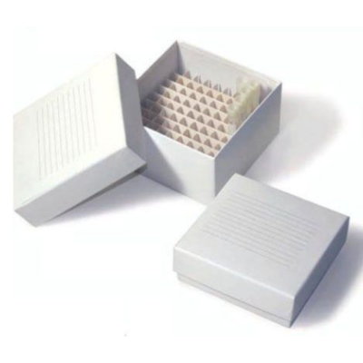 Cryo Box, 2", Cardboard, 100 place, fits - Bioware Scientific.